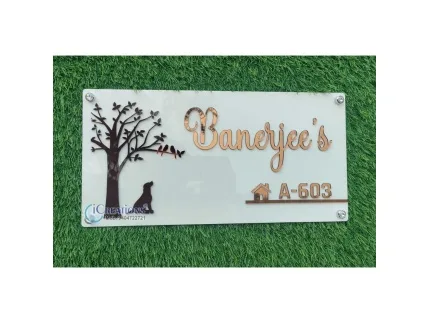 Best Designer Name Plates For Home & Office | iCreations